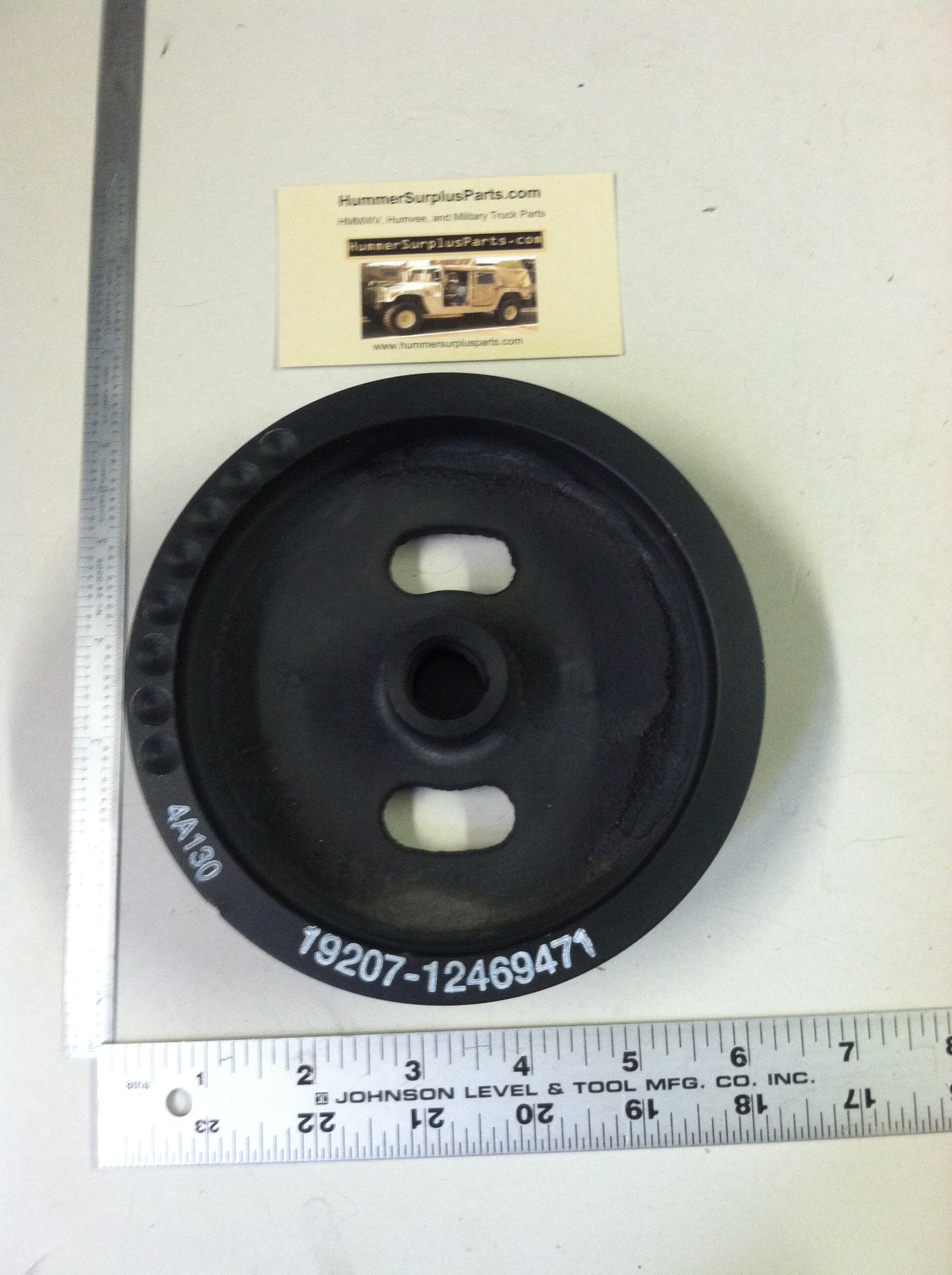 HMMWV Grooved Pulley M1114 12469471 3020-01-488-5635